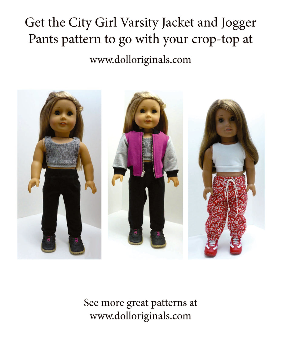 FREEBIE City Girl Crop Top Pattern – dolloriginals